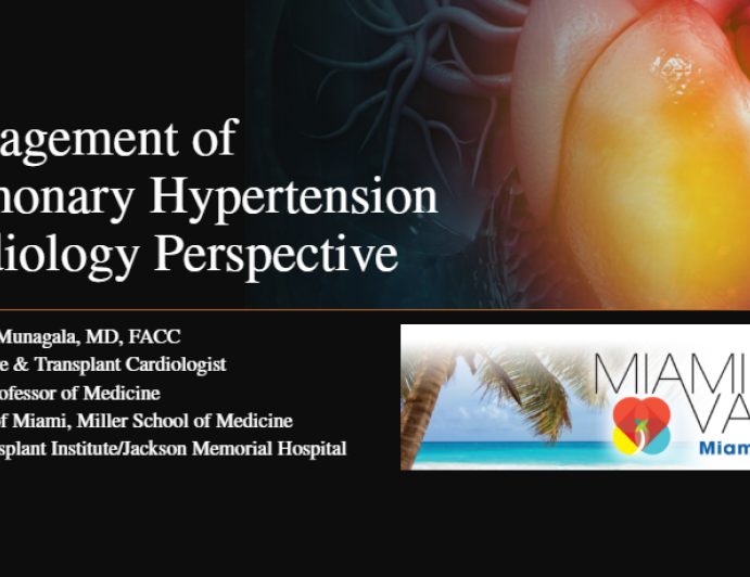 Management of Pulmonary Hypertension: Cardiology Perspective | tctmd.com